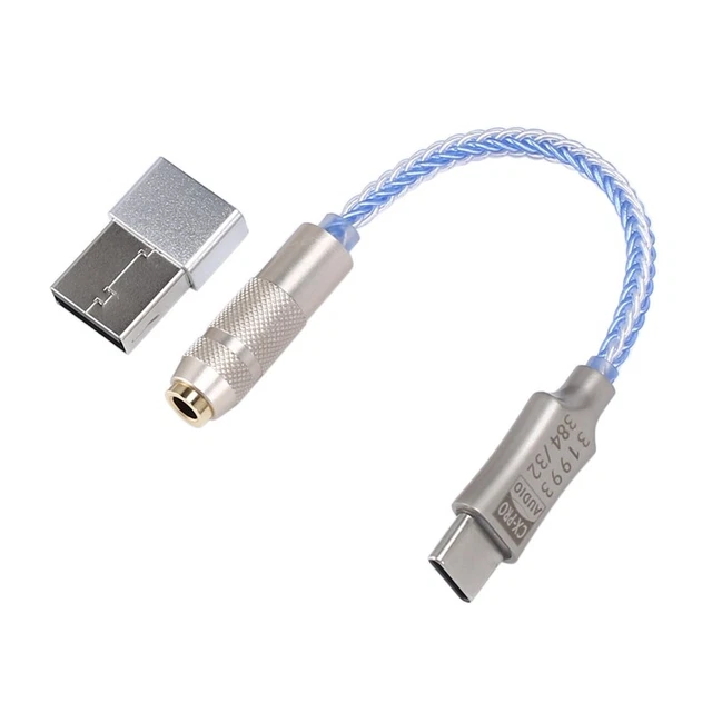 CX31993 AMPLI CASQUE DAC USB Type C avec Sortie 3,5 Mm SNR DéCodage ...