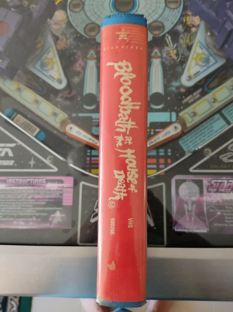 BLOODBATH AT THE House of DEATH VHS Clamshell - Horror Kenny Pamela ...