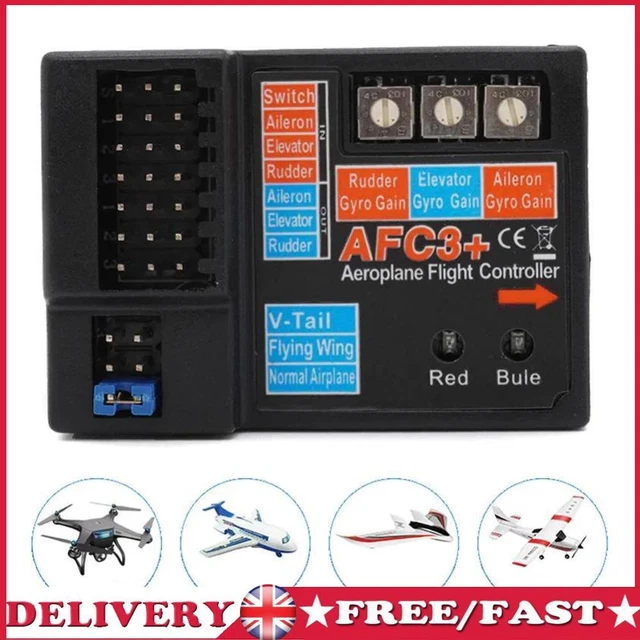 3-AXIS FLIGHT CONTROLLER Gyro FC Stabilizers System for RC Airplane ...