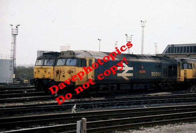 ORIGINAL 35MM Slide Diesel /Steam Train / Engine Railway 50004 Bristol ...