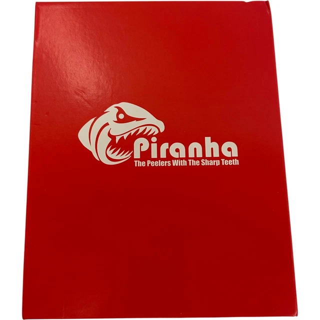 PIRANHA STAINLESS STEEL Peeler Set With Sharp Teeth $20.04 - PicClick AU