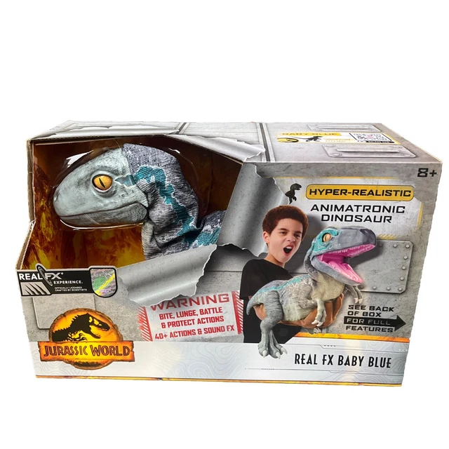 JURASSIC WORLD BABY Blue Animatronic Dinosaur Velociraptor Real FX New ...