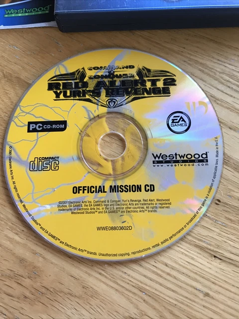 COMMAND & CONQUER Red Alert 2 Yuri’s Revenge Official Mission CD PC ...