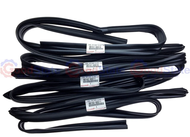 GENUINE TOYOTA LANDCRUISER 80 Series FZJ LH RH Doors Window Channel ...