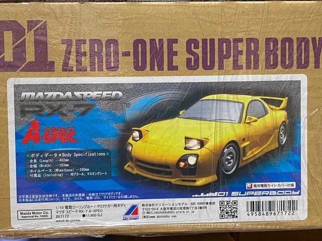 ABC HOBBY SUPER BodyMazda Speed RX-7 A-Spec Body £146.06 - PicClick UK