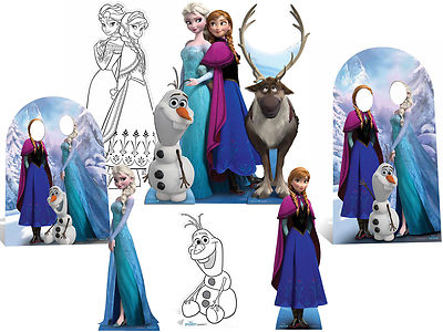DISNEY FROZEN LIFESIZE CARDBOARD CUTOUTS & STAND-INS standee standup ...