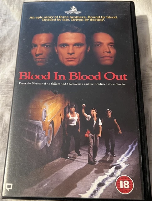 BLOOD IN BLOOD Out Video Vhs Oop Rare Benjamin Bratt Jesse Borrego Cult ...