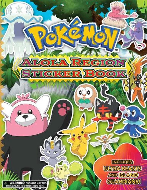 POKMON ALOLA REGION Sticker Book by The Pokemon Company International ...