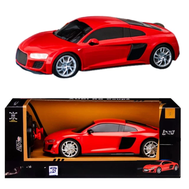 NEW AUDI R8 Remote Control Car 1:24 Scale with Lights Full Function ...