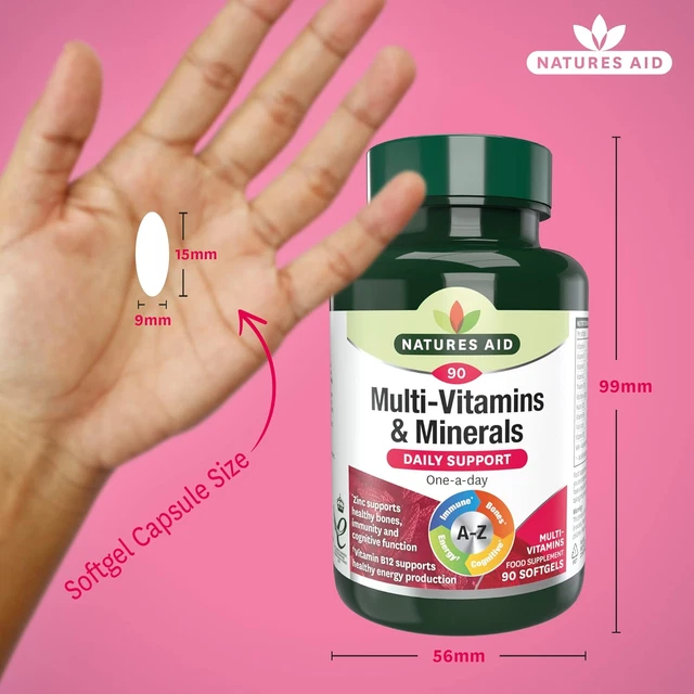 MULTI-VITAMINS AND MINERALS, 90 Capsules(Packaging May Vary) £10.79 ...