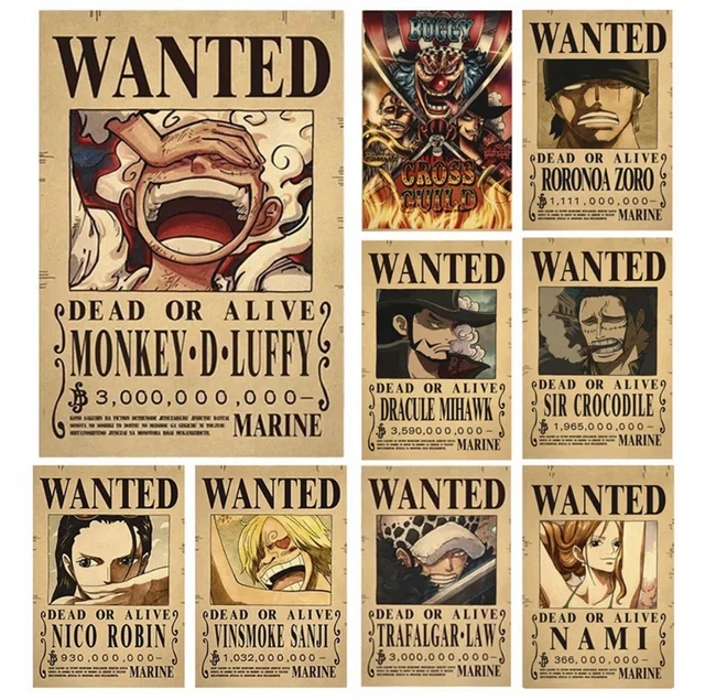 ONE PIECE BOUNTY Wanted Poster EUR 7,50 - PicClick DE