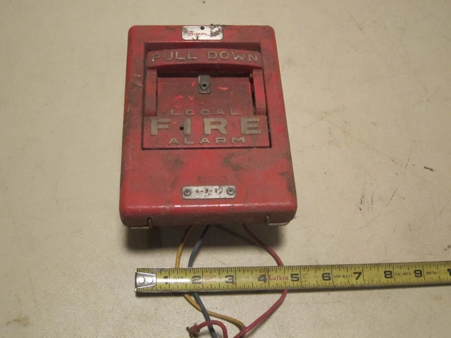 VINTAGE SIMPLEX FIRE Alarm Coded Pull Station £71.60 - PicClick UK