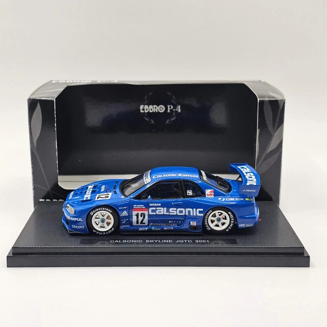 EBBRO NISSAN SKYLINE R34 GT-R #12 Calsonic JGTC GT500 2001 Resin Collection 1/43 £59.99 ...