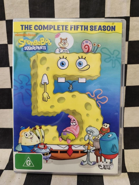 SPONGEBOB SQUAREPANTS COMPLETE season 5 cartoon dvd series Free post ...