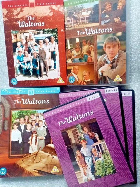 THE WALTONS COMPLETE Seasons 1-4 UK DVD Sets, 20 double-sided discs £24 ...