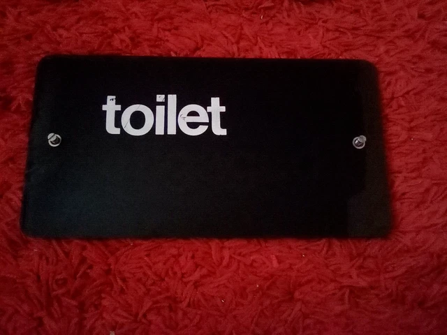 BRITISH RAIL NETWORK Carriage Original Toilet Sign and Frame. With ...