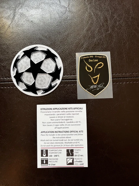 OFFICIAL STILSCREEN ALESSANDRO Del Piero ADP ONE LOVE Patch + UCL ...
