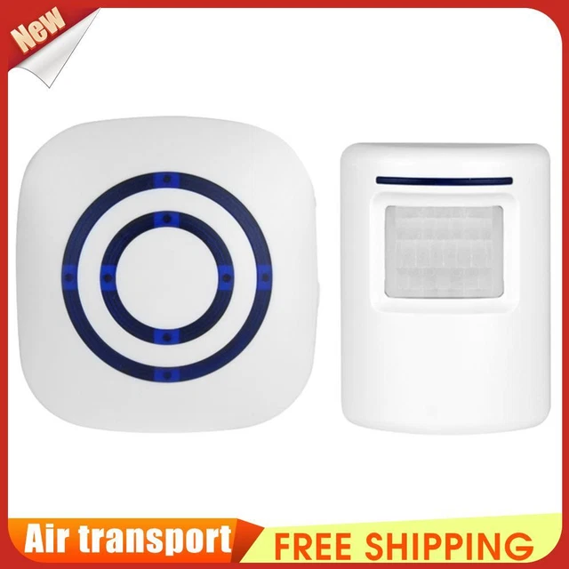 WIRELESS PIR INFRARED Motion Detector Muisc 110-240V Burglar Alarm w ...