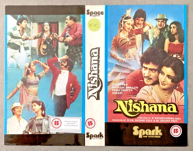 NISHANA (ORIGINAL) VHS Video - Indian Bollywood Film - Jeetendra ...
