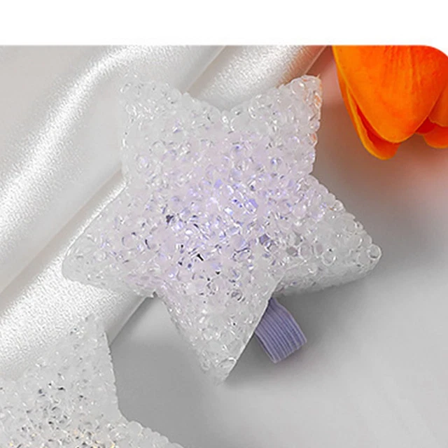 °HANDHELD STAR SHAPE Light Acrylic Battery Powered Soft Glow Concert ...
