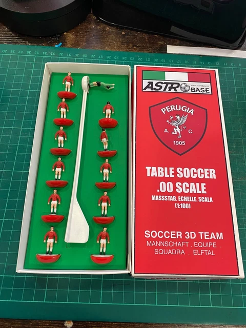 ASTROBASE SOCCER 3D Subbuteo Table Football Team Perugia (ITA) £12.99 ...