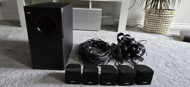 BOSE ACOUSTIMASS 6 Series II Speaker System with Sub Woofer- Black £60.00 - PicClick UK