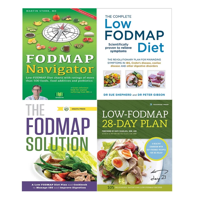 Complete Low Fodmap Dietfodmap Navigator28 Day Plansolution 4 Books Set New Eur 3280