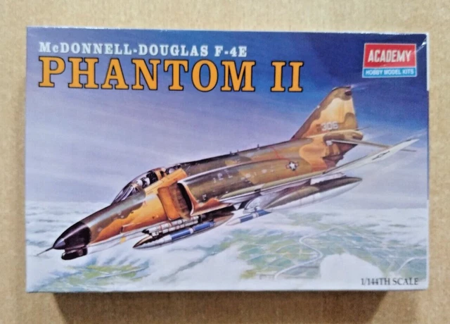 93 4419 Academy 1 144 Scale Mcdonnell Douglas F 4e Phantom Ii Plastic