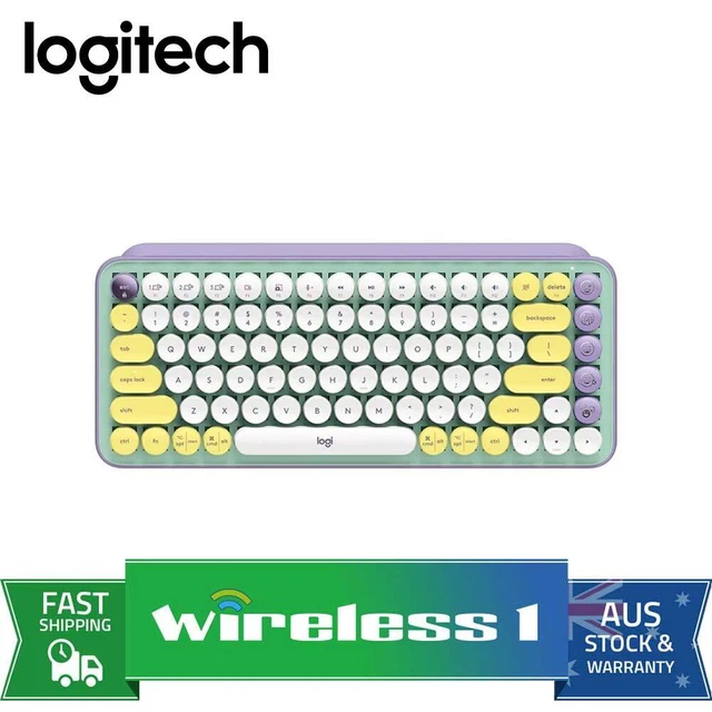 LOGITECH POP KEYS Wireless Mechanical Keyboard With Emoji Keys ...