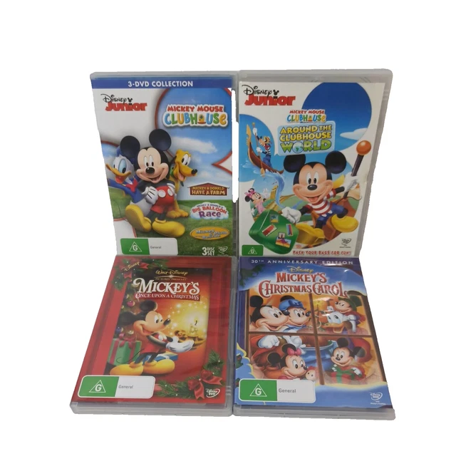 MICKEY MOUSE CLUBHOUSE X 4 Bundle Lot (DVD) Animation Disney Children ...