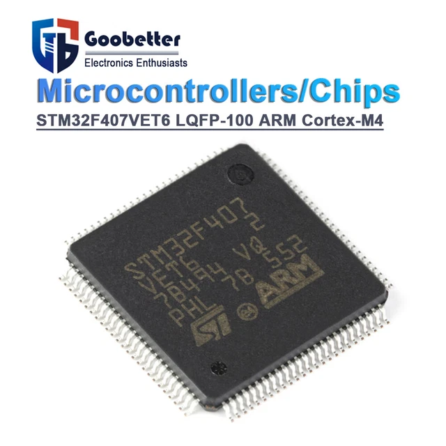STM32F407VET6 LQFP-100 ARM Cortex-M4 32-Bit Microcontrollers-MCU ...