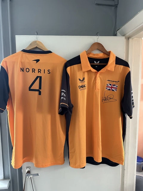 MCLAREN F1 2022 Adults Replica Set Up T Shirt & Polo Shirt Lando Norris ...