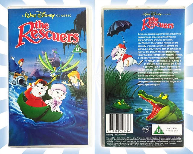 WALT DISNEY CLASSICS The Rescuers Down Under VHS PAL UK 1997 EUR 17,40 ...
