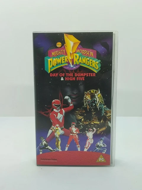 MIGHTY MORPHIN POWER Rangers Day of The Dumpster & High Five VHS ...