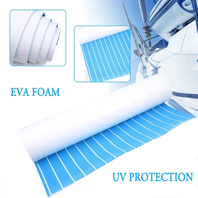 EVA FOAM BOAT Decking Sheet Mat Teak Deluxe Marine Yacht Flooring UV ...
