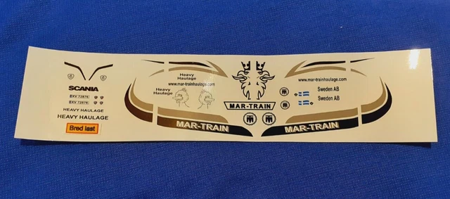 1:50 SCALE MAR-TRAIN Scania Big Bird, Waterslide Decals * Brand New ...