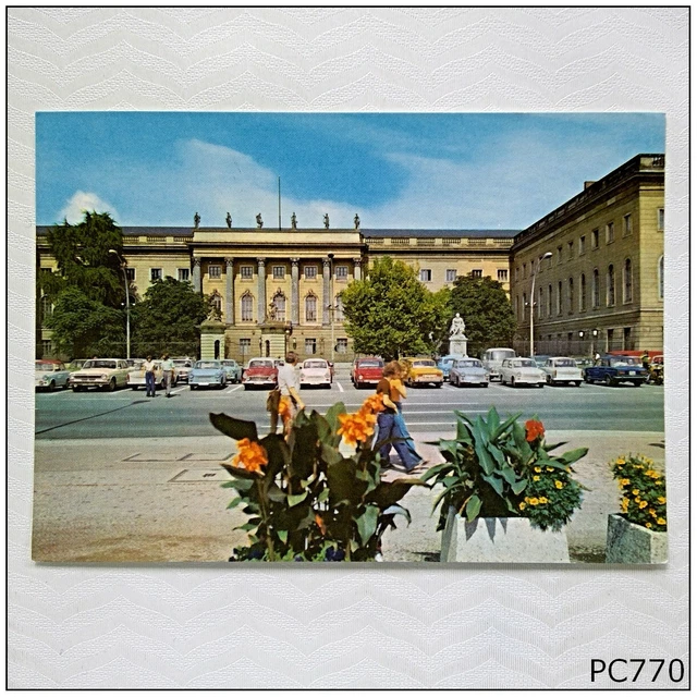 BERLIN HAUPTSTADT DER DDR Humboldt University Unter den Linden Postcard ...