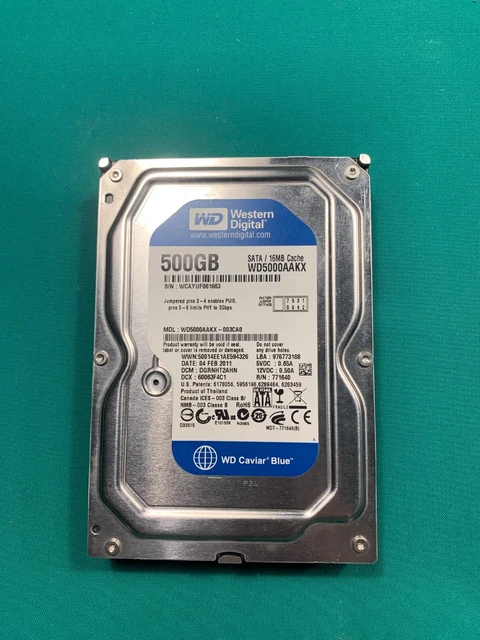 WESTERN DIGITAL WD5000AAKX 500GB SATA 6.0GB/s 3.5" Internal Hard Disk Drive $24.95 - PicClick AU