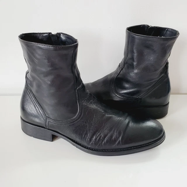 TO BOOT NEW York Adam Derrick Hawthorne Boots Mens Sz 10 Black Leather ...