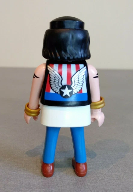 PLAYMOBIL PERSONNAGE FIGURINE du set 5280 Motard Américain Chopper ...