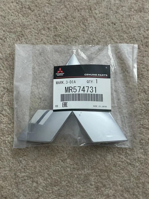 GENUINE MITSUBISHI LANCER Evolution VIII Front Bumper Badge EVO 8 £69. ...