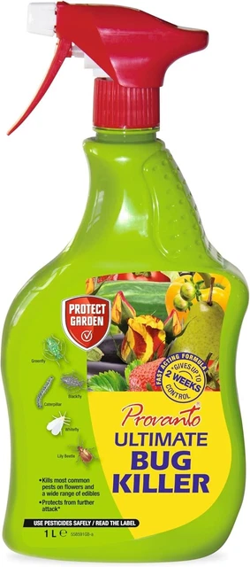 PROVANTO ULTIMATE BUG Killer, 1L - Fast Acting Bug Spray with Up To 2 ...