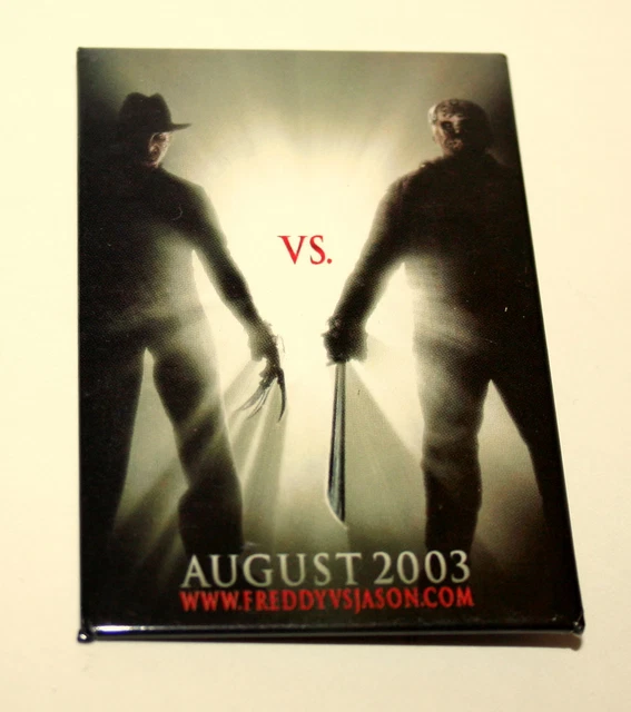 VINTAGE FREDDY VS. Jason Horror Movie Collectors Button Pin 2003 Video ...