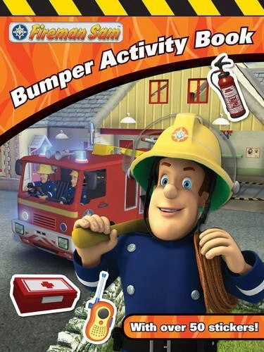 FIREMAN SAM BUMPER Activity Book by Fireman Sam Paperback Book The ...