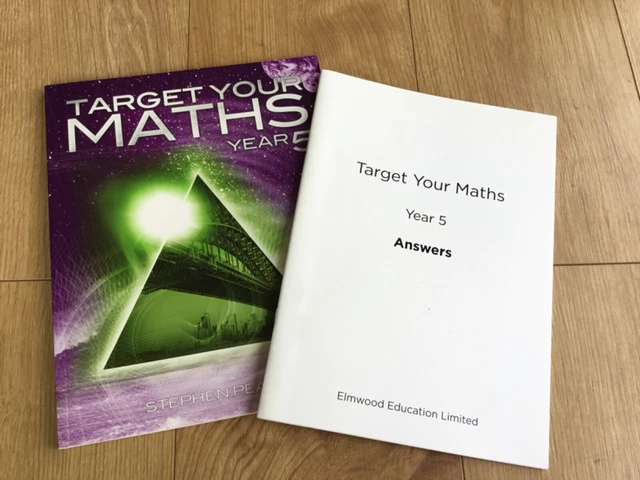 TARGET YOUR MATHS WORKBOOK PLUS ANSWER BOOK YEAR 5 new KS2 £6.95 ...