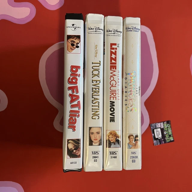 4 LIVE ACTION 2000’s Disney VHS Tape Princess Diaries Lizzie Tuck Big ...