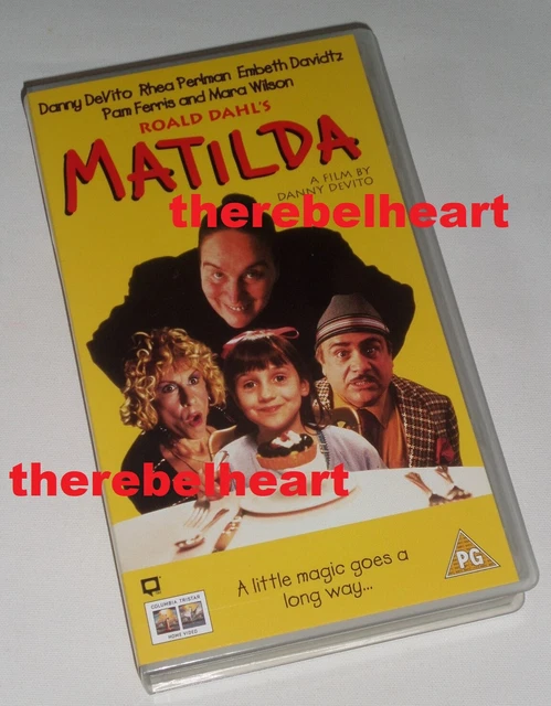 MATILDA (1996) UK VHS Video - SEALED - Roald Dahl - DANNY DEVITO Pam ...
