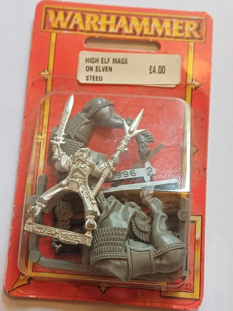 WARHAMMER-FANTASY BATTLE-HIGH ELVES/ELF-MAGE On Elven Steed-Sealed ...