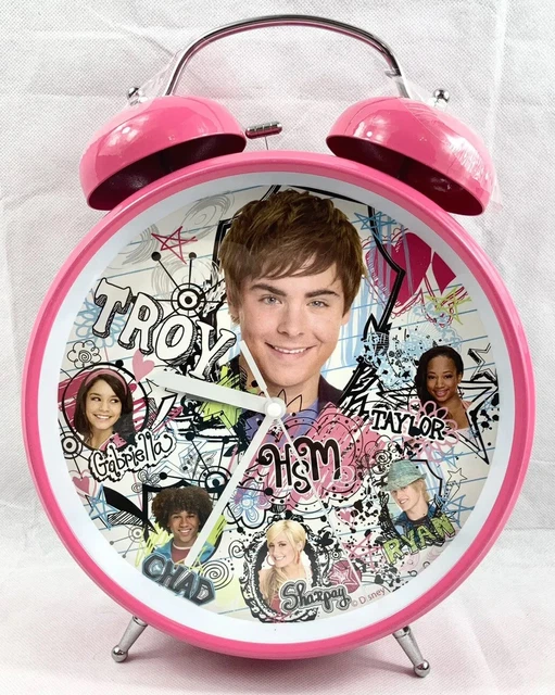 DISNEY HIGH SCHOOL Musical Alarm Clock Designed for New Look Rare 12 ...