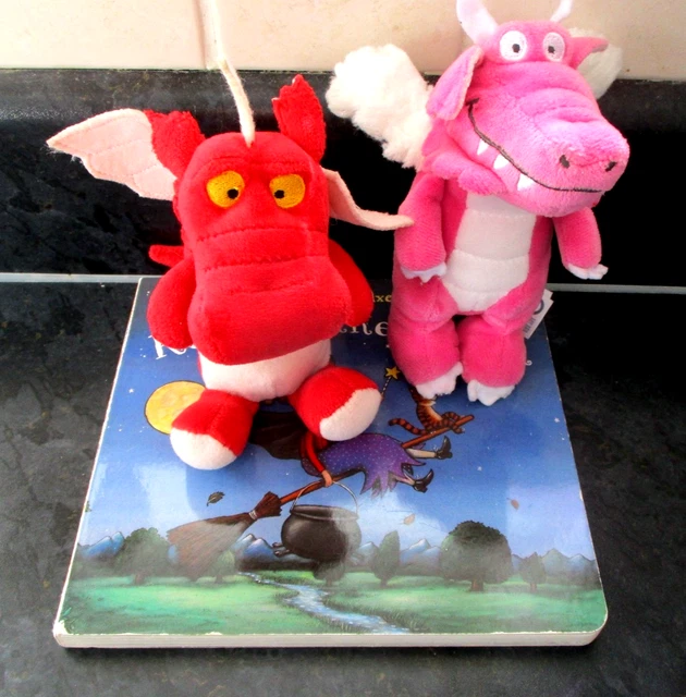 OFFICIAL ROOM ON THE BROOM Red Dragon & Board book + Pink Zog JULIA ...